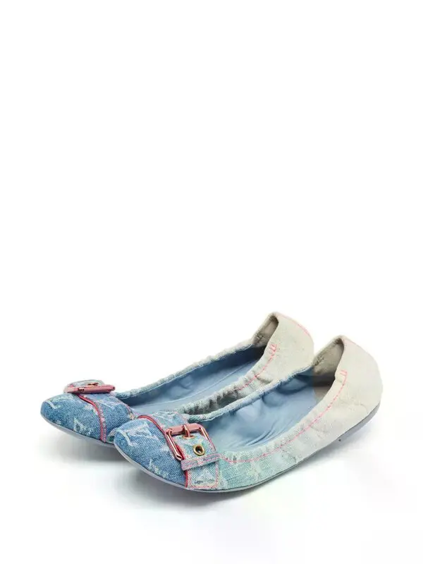 LOUIS VUITTON Monogram Ballet Flats