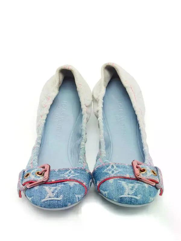 LOUIS VUITTON Monogram Ballet Flats