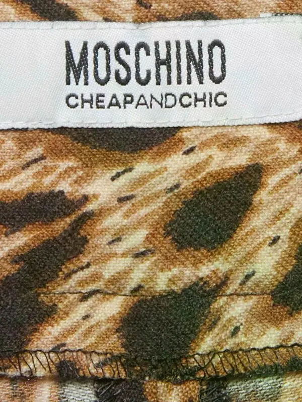 Moschino Animal Print Tailored Trousers