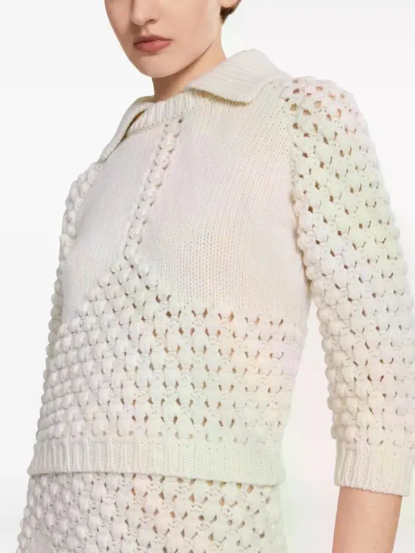 Elie Saab Polo Collar Sweater