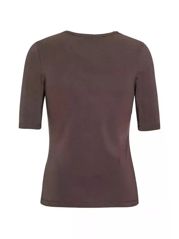 ROTATE BY BIRGER CHRISTENSEN Logo Patch T-shirt - Brown