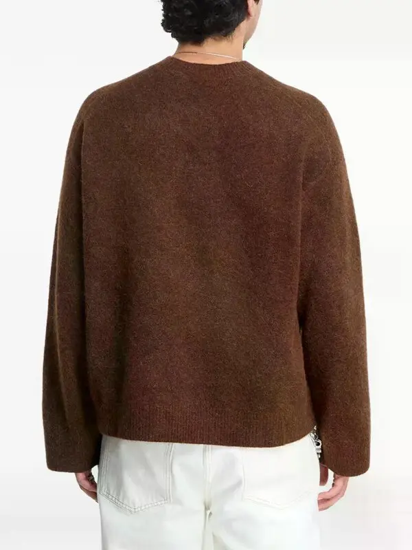 REPRESENT Embroidered Crew Neck Sweater
