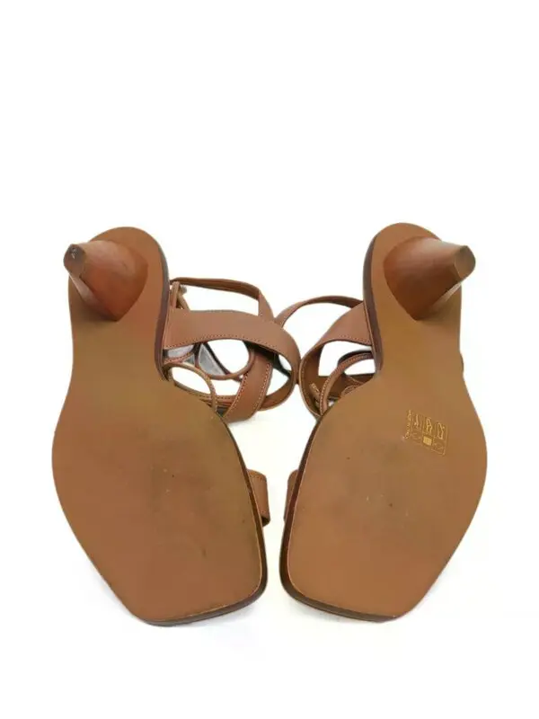 Stella McCartney Faux Leather Ankle Strap Sandals
