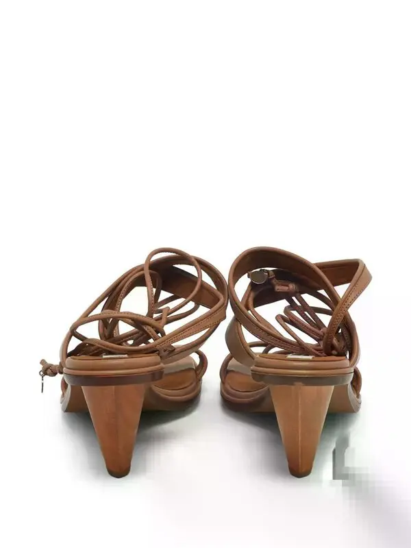 Stella McCartney Faux Leather Ankle Strap Sandals