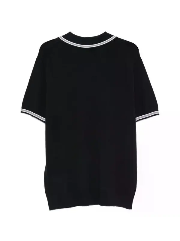 Karl Lagerfeld Tipped-collar Short-sleeve Polo Shirt
