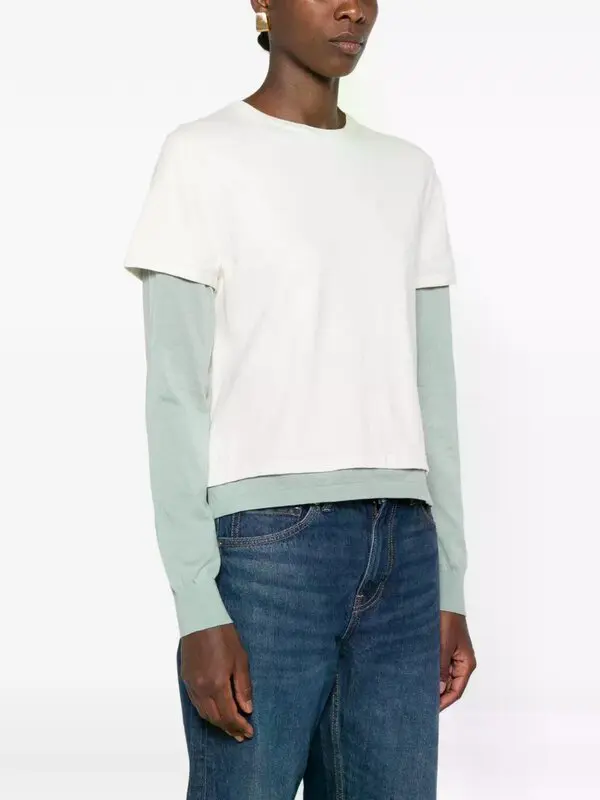 Guest In Residence Layered Long Sleeve T-shirt