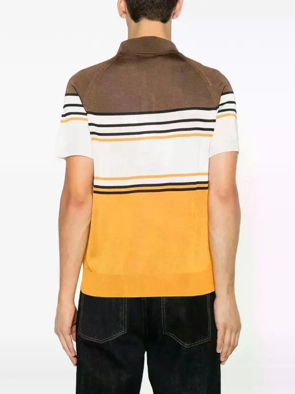 Fendi Striped Polo Shirt
