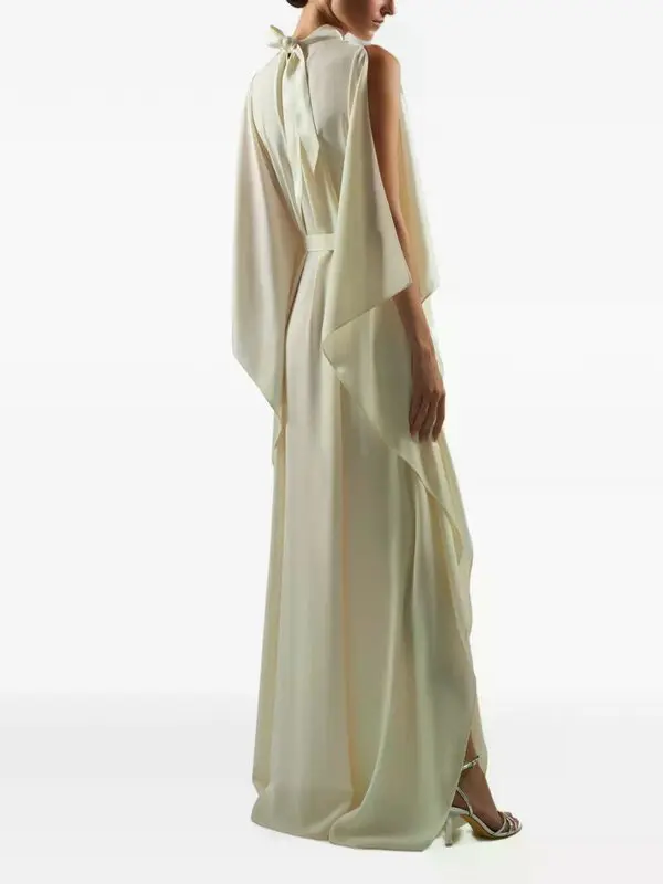 TALLER MARMO Belted Kaftan Maxi Dress
