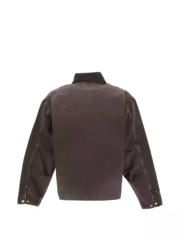 Carhartt Work In Progress Distressed Corduroy-collar Jacket