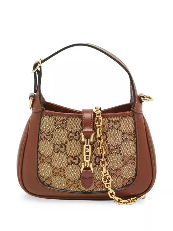 Gucci Mini Jackie 1961 Gg Supreme Handbag - Brown