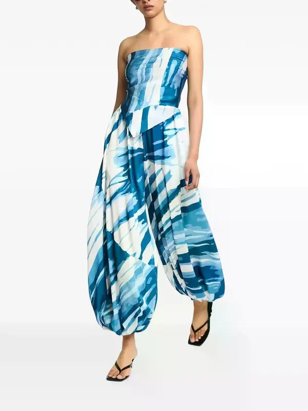DIARRABLU Graphic Print Balloon-leg Trousers