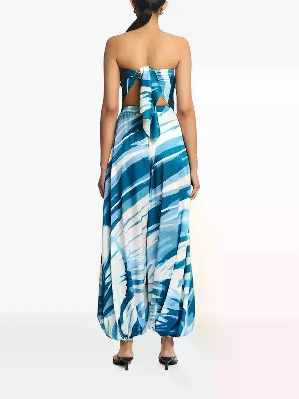 DIARRABLU Graphic Print Balloon-leg Trousers