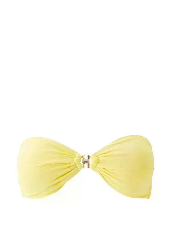 Melissa Odabash Istanbul Bandeau Bikini Top - Yellow