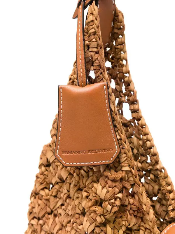 Ermanno Scervino Clio Leather Shoulder Bag