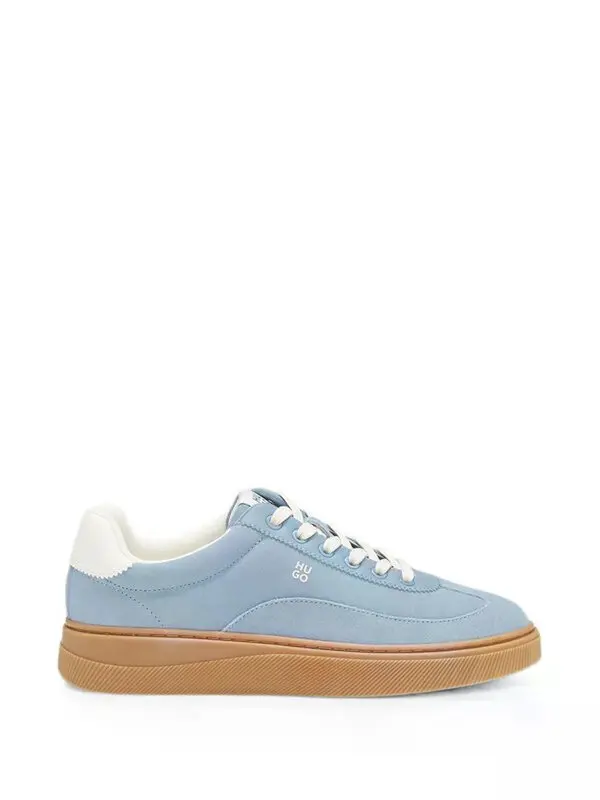 Hugo Logo Print Lace-up Sneakers