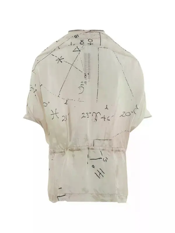 Rick Owens Sail Graphic-print Drawstring Jacket