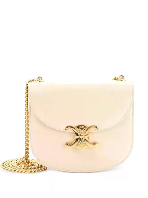Celine Triomphe Besace Cléa Chain Flap Bag