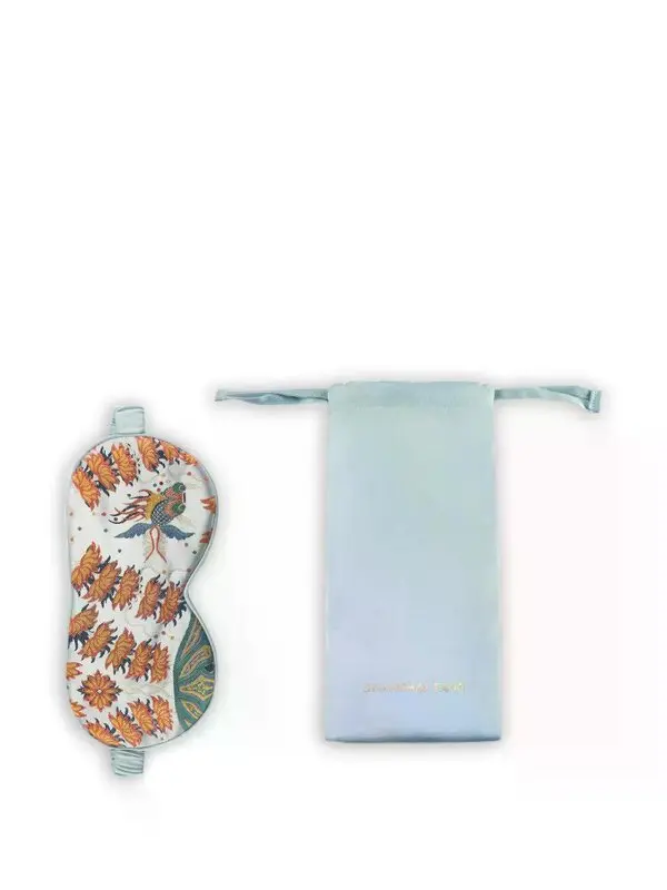 Shanghai Tang Embroidered Silk Eye Mask
