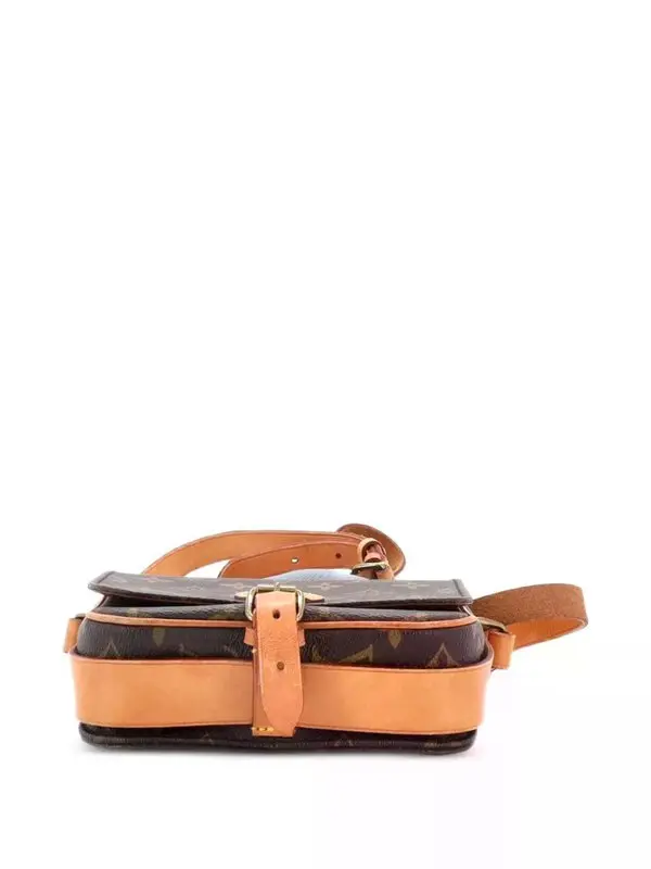 LOUIS VUITTON Cartouchiere Pm Monogram Canvas Crossbody Bag - Brown