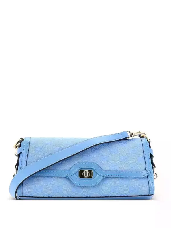 Gucci Luce Canvas Small Shoulder Bag - Blue