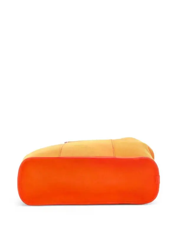 Hermès Cabag Handbag In Toile And Leather
