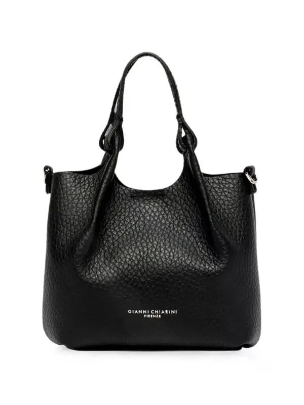 GIANNI CHIARINI Small Dua Leather Tote Bag