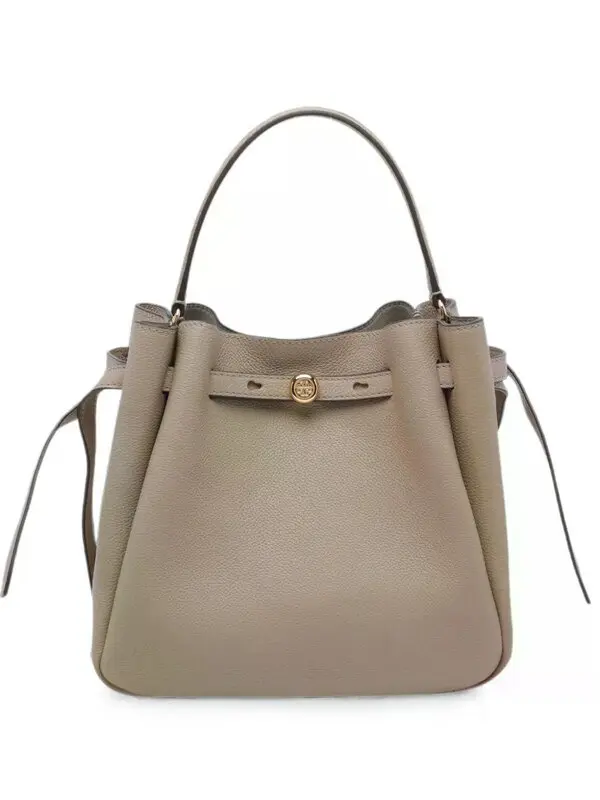 Tory Burch Romy Leather Tote Bag - Brown