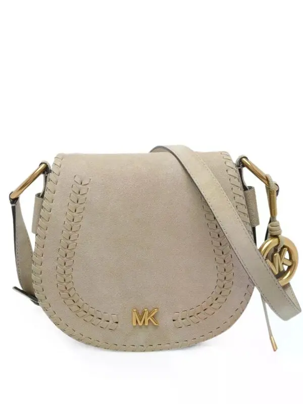 Michael Kors Josie Whipstitch Trim Crossbody Bag - Neutrals