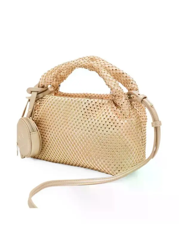 Armani Exchange Crystal Embellished Tote Bag - Neutrals