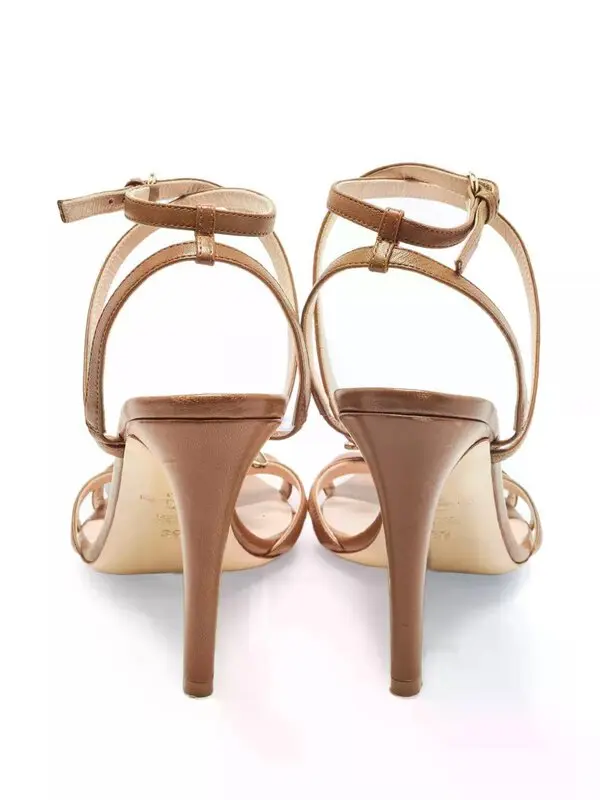 Etro Butterfly Embellished Ankle Strap Stiletto Sandals