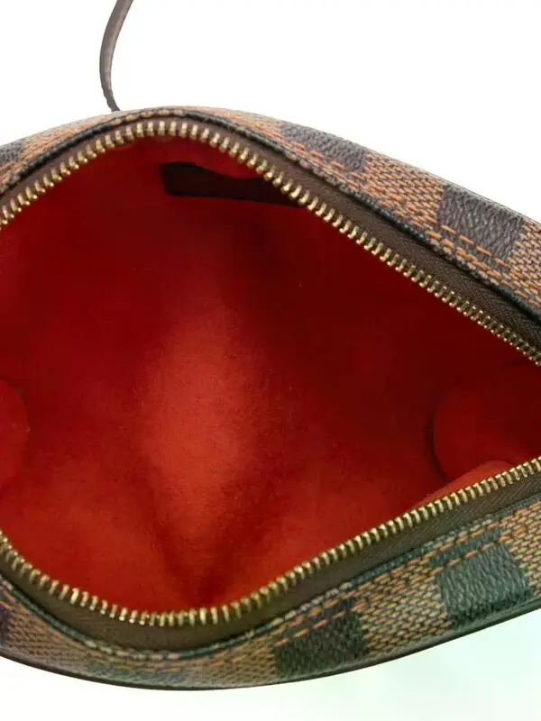 LOUIS VUITTON Damier Ebene Ipanema Pochette Crossbody Bag