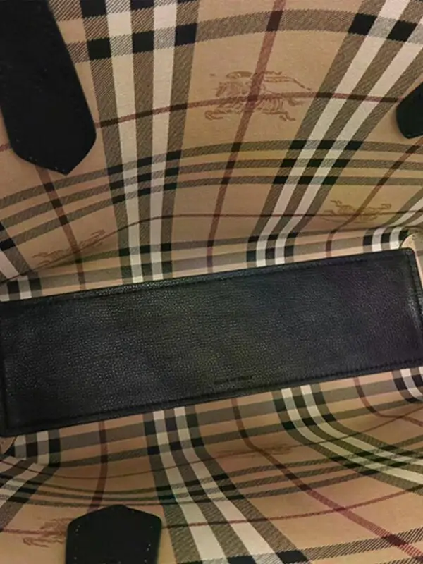 Burberry Haymarket Check Reversible Tote Bag
