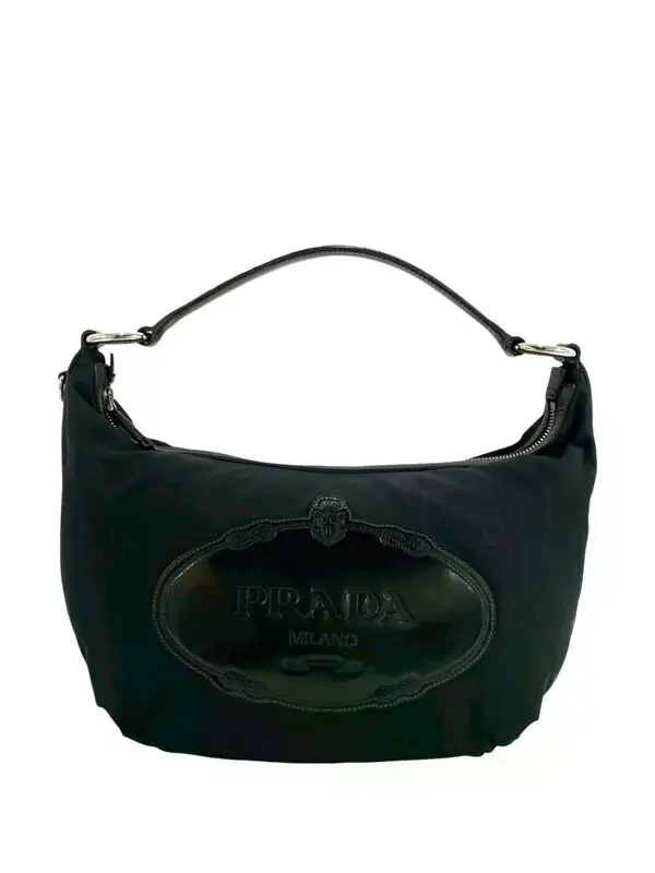 Prada Canapa Logo Tessuto Hobo Bag