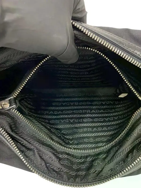 Prada Canapa Logo Tessuto Hobo Bag