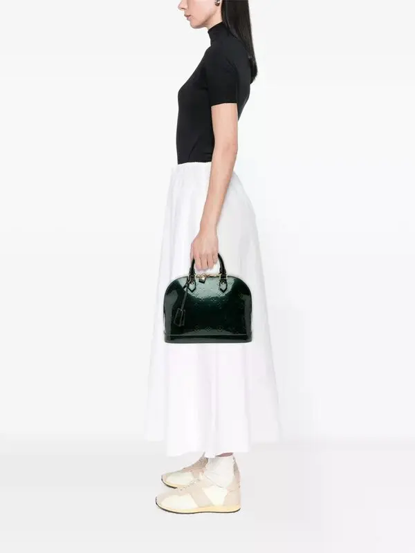 LOUIS VUITTON Monogram Vernis Alma Pm Handbag