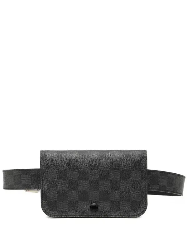 LOUIS VUITTON Damier Graphite Pochette Homme Belt Bag - Black