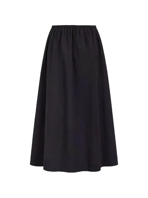 Matteau Gathered Drawstring Waist Midi Skirt