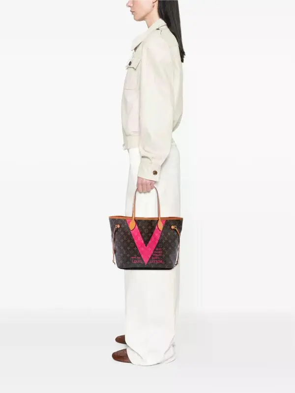 LOUIS VUITTON Limited Edition Monogram Grenade V Neverfull Mm Tote Bag
