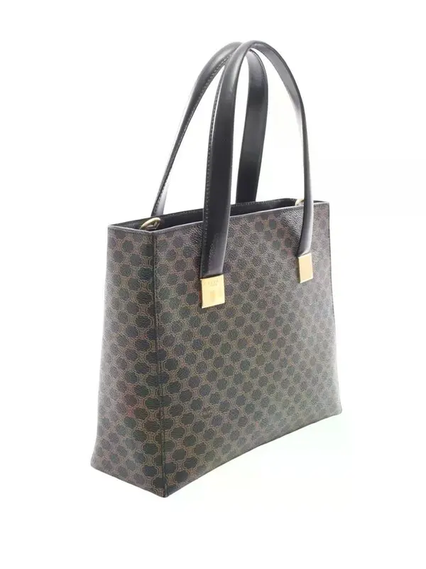 Celine Macadam Coated Canvas Handbag