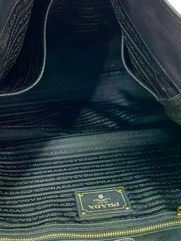 Prada Vitello Daino Convertible Tote Satchel
