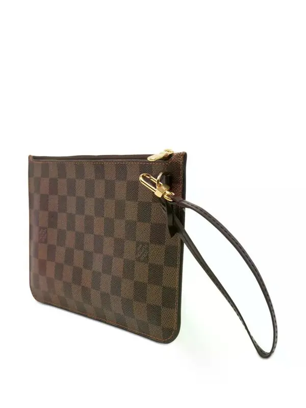 LOUIS VUITTON Damier Ebene Neverfull Pochette Pouch