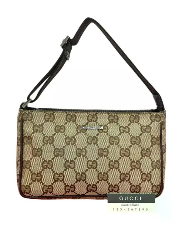 Gucci Gg Canvas Shoulder Bag - Neutrals