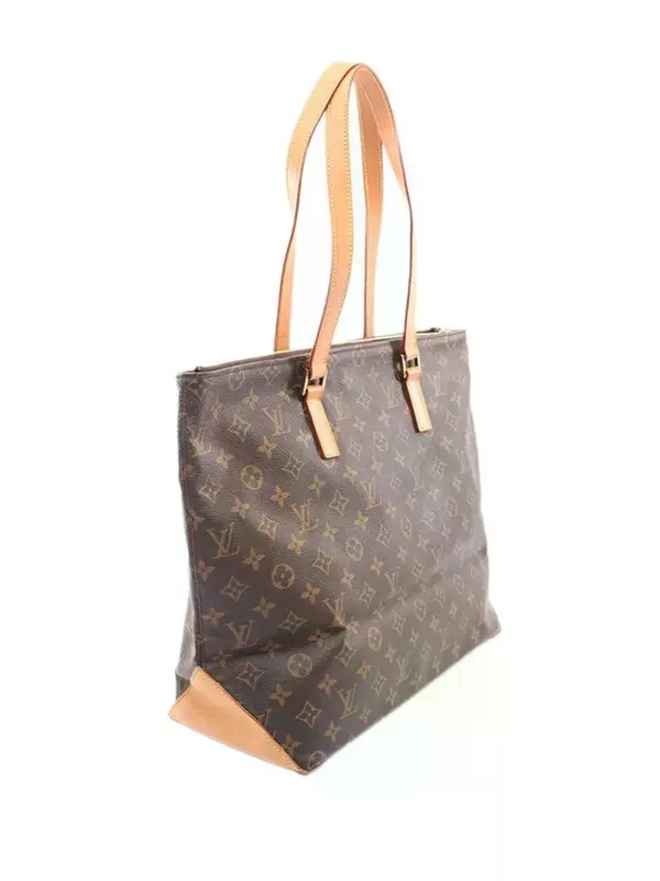 LOUIS VUITTON Monogram Cabas Mezzo Tote Bag
