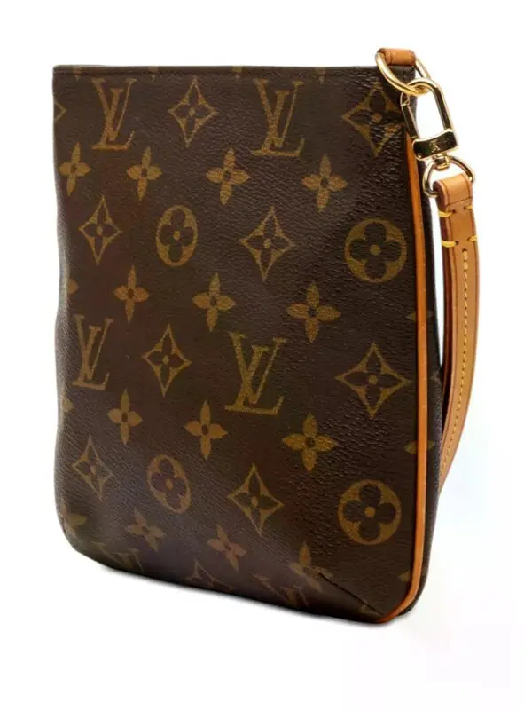 LOUIS VUITTON Monogram Partition Clutch Bag