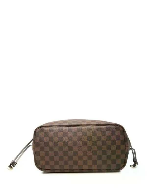 LOUIS VUITTON Damier Ebene Neverfull Mm Tote Bag
