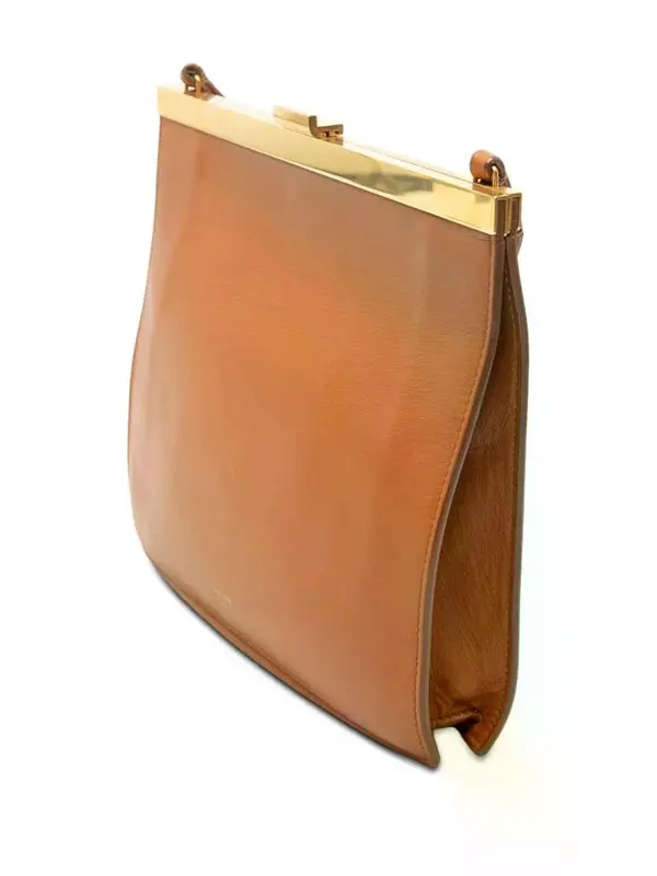 Celine Leather Clasp Crossbody Bag