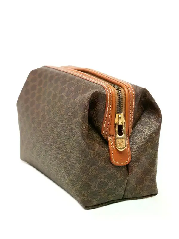 Celine Macadam Coated Canvas Pouch