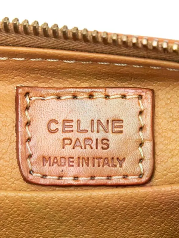 Celine Macadam Coated Canvas Pouch