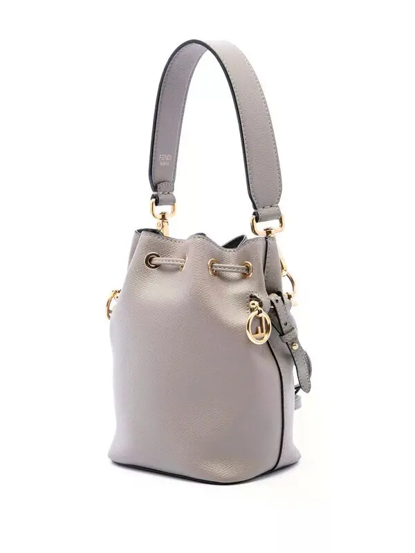 Fendi Mini Leather Mon Tresor Bucket Bag Satchel