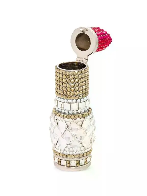 Judith Leiber Crystal-embellished Lipstick Pillbox